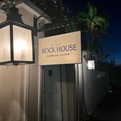 Rock House Restaurant Harbour Island, oceanview dining Bahamas.