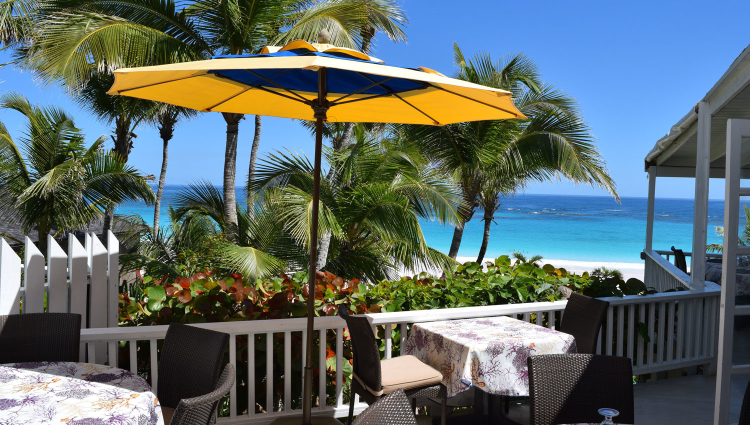 Runaway Hill Inn Restaurant in Harbour Island, Bahamas.